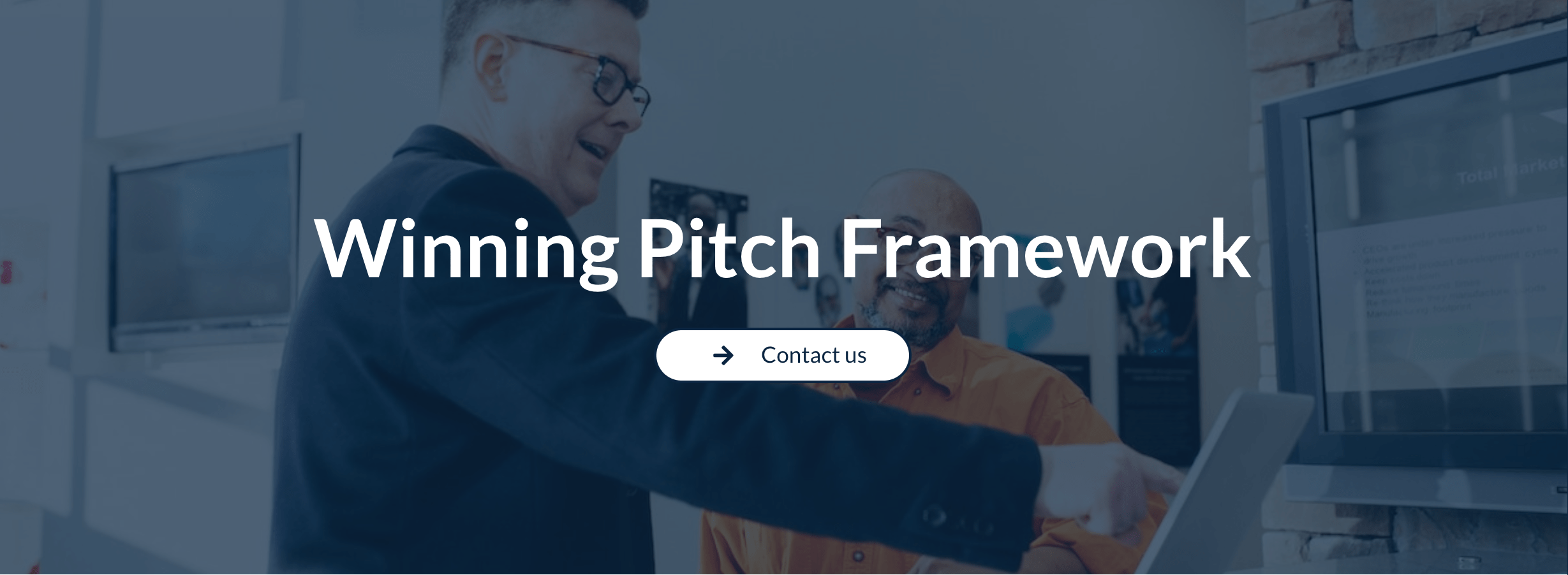 Winning Pitch Framework - Business Markers